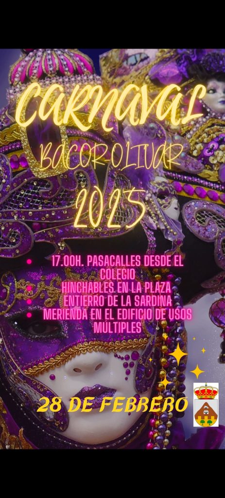 Disfruta del Carnaval 2025 en Bácor Olivar